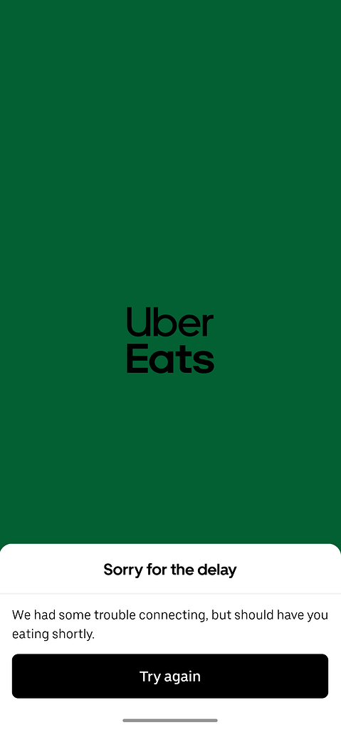 有没有人遇到过Ubereats这个报错，是被封号了吗？ - 吃货 - 美卡论坛