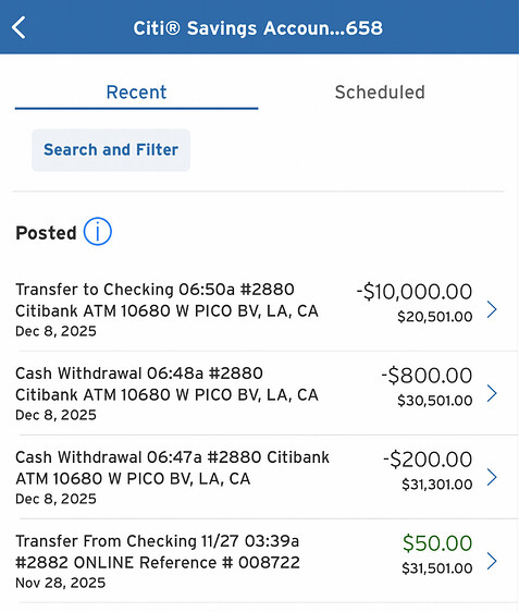 CITI Checking 无卡未激活也能被ATM盗刷取现 现在不认账 太不靠谱 - 银行账户 - 美卡论坛