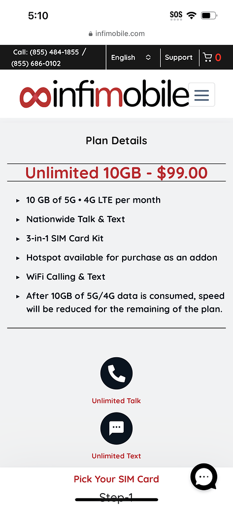 实用推荐：$99/年手机计划 （无合约 每月10GB流量） - 败家 - 美卡论坛