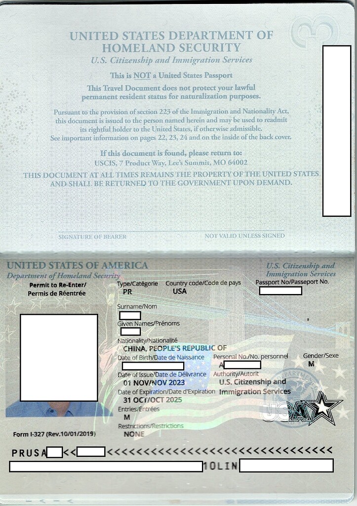 Re-Entry Permit(回美證)作為Passport在旅行中使用的實際經驗分享(01/18/2025更新冰島申根簽) - 签证与身份 ...