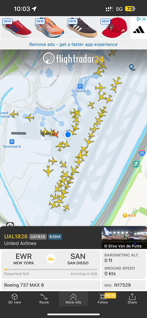 EWR ATC失灵 inbound航班被grounded；outbound航班大堵机 - 航空常旅客 - 美卡论坛