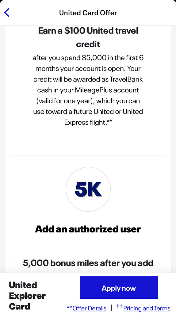 Chase UA Explorer 60k+5k+$100 offer 史高？ - 信用卡 - 美卡论坛