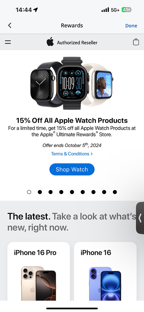 Apple Watch Chase Shop Apple 15% off - 电子产品 - 美卡论坛