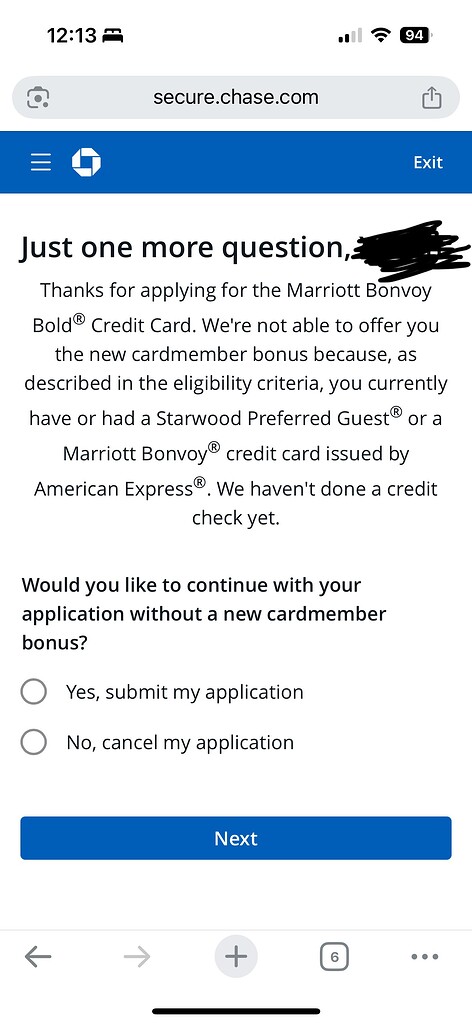 Chase 联名卡 Marriott 也开始弹窗了 - 玩卡 - 美卡论坛