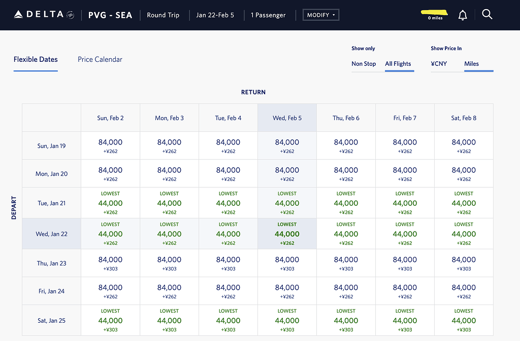 为什么过年前后Delta从PVG->SEA的往返航班只要44k？ - 旅行 - 美卡论坛