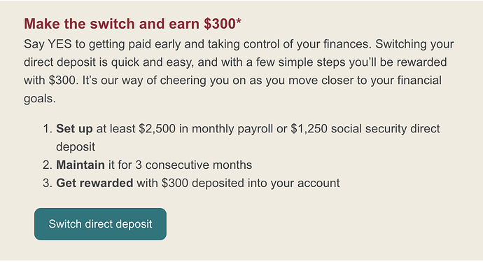 (Targeted) SFCU $300 after 3 month DD of $2500 - 银行账户 - 美卡论坛