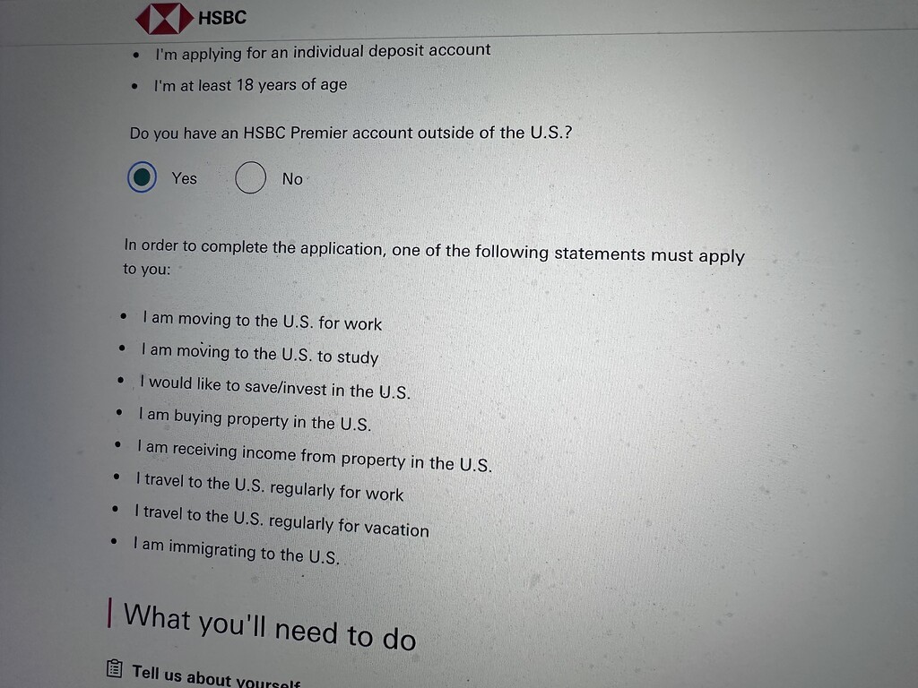 HSBC US会疯，以后申请需要提供合规文件 - 玩卡 - 美卡论坛