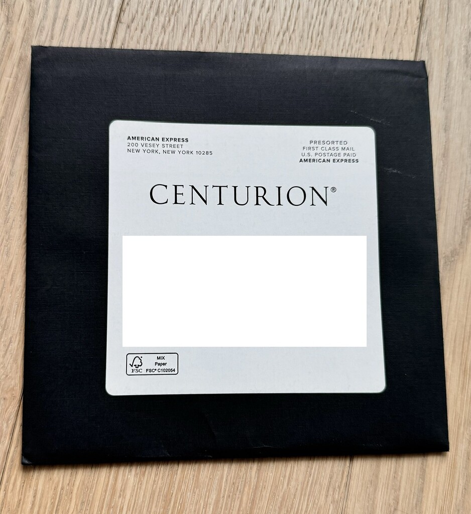 Centurion 25-Year Celebration Gift - 玩卡 - 美卡论坛