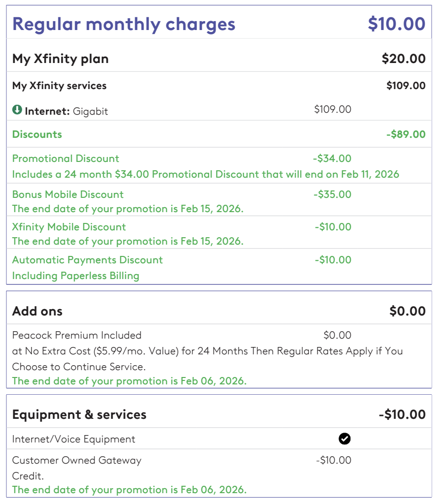 这个xfinity的offer算deal吗 - 败家 - 美卡论坛