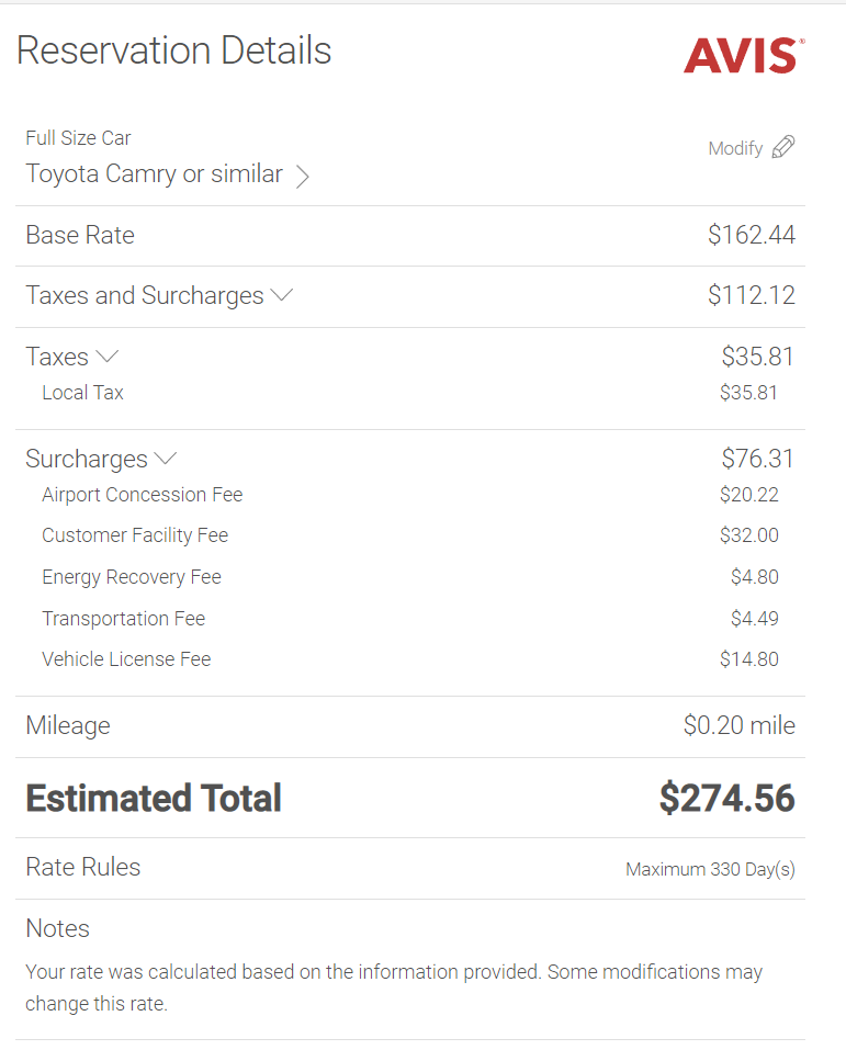 Avis租车有会员居然反而要多charge一笔fee - 旅行 - 美卡论坛