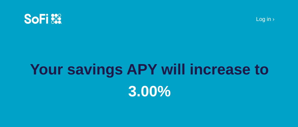 sofi 11/3开始将把saving 和 vault balances APY提高到3% - 银行账户 - 美卡论坛