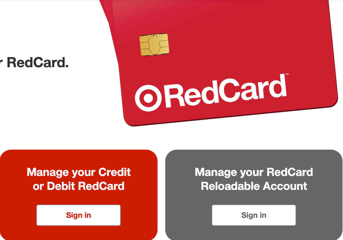 关于Target Redcard的问题 - 银行账户 - 美卡论坛