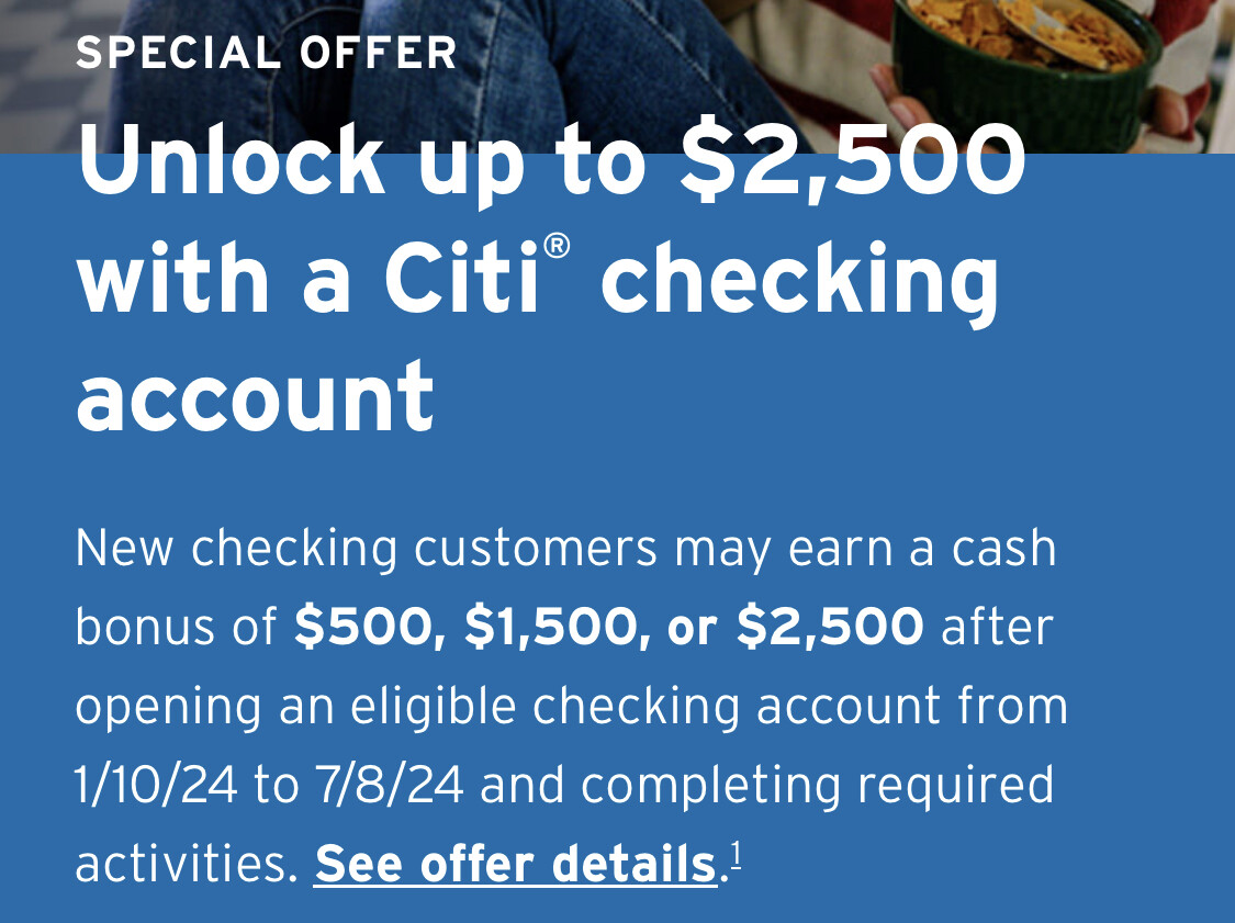 citi checking offer 300/400 bonus - 玩卡 - 美卡论坛