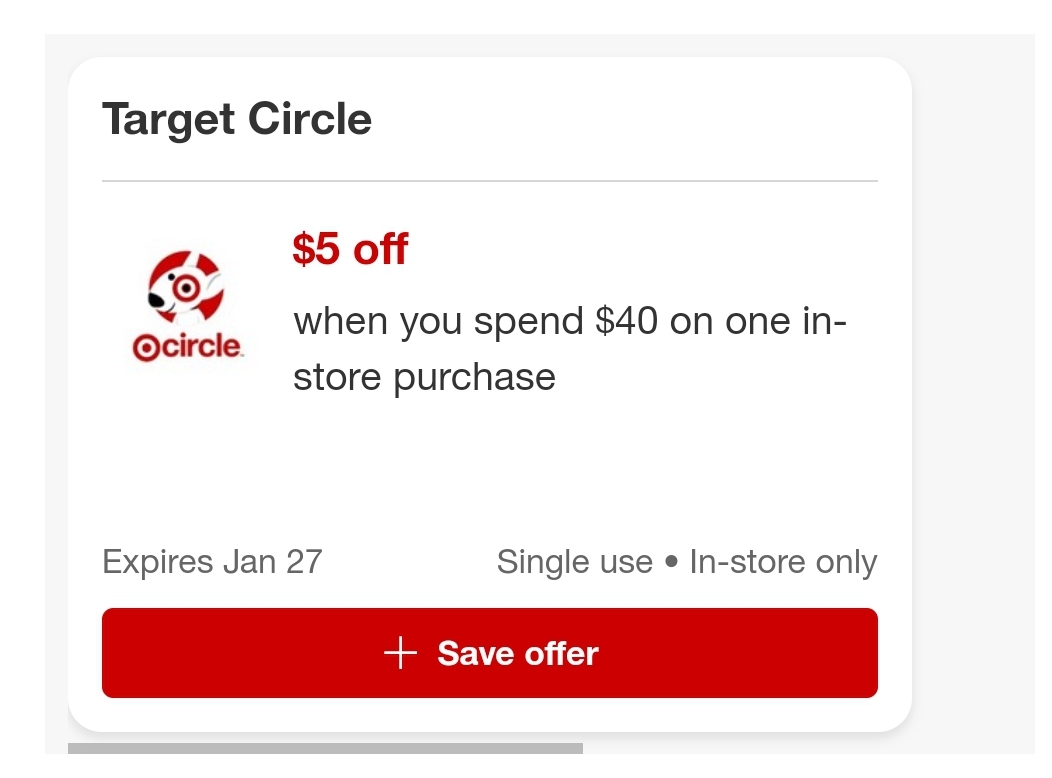2024 7 DEAD Target Circle Coupon 20 Off One Storewide 2024 7 DEAD Target Circle Coupon 20 Off One Storewide