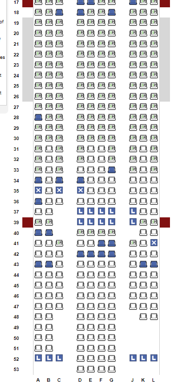 UA 777-200 拆了经济舱后面的座位? - 航空常旅客 - 美卡论坛