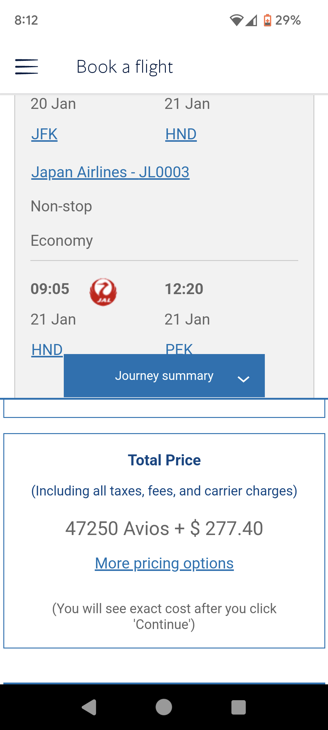 AA出现大量经济舱PEK-JFK/JFK-PEK联程票37.5k - #25，来自 qianyuan - 旅行 - 美卡论坛