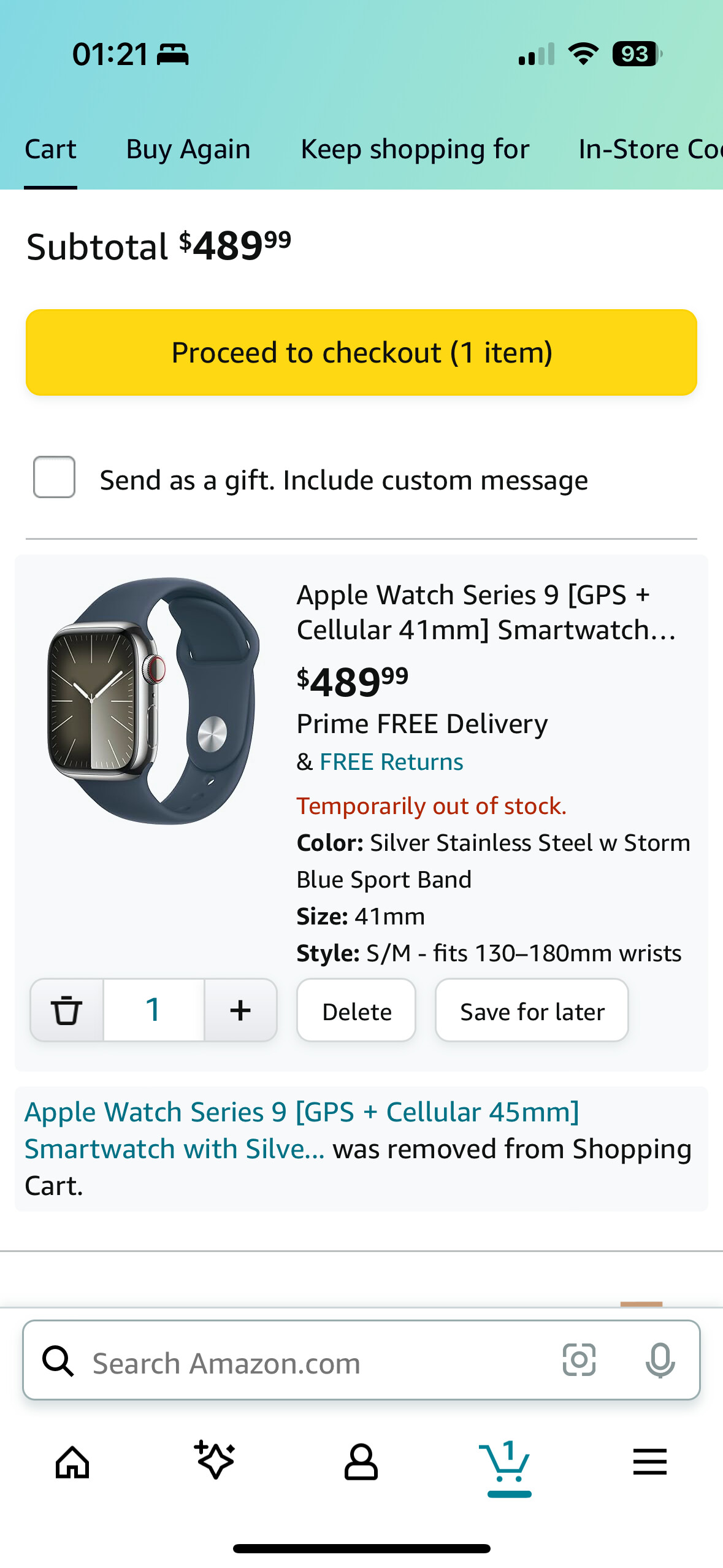 [DEAD]Apple Watch 9 [GPS + Cellular 41mm] 41mm Stainless Steel 30% off ...
