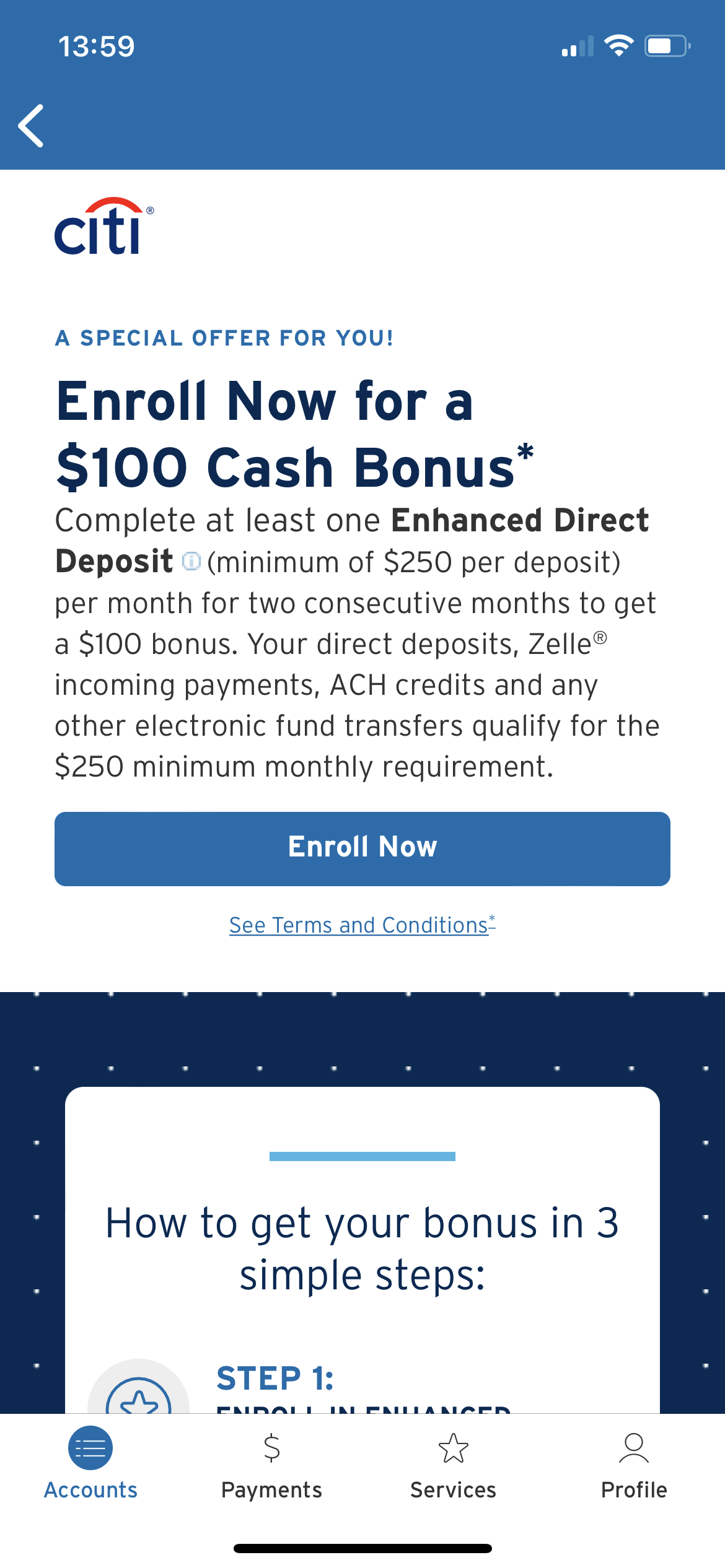 Citi checking $100 Cash Bonus - 玩卡 - 美卡论坛