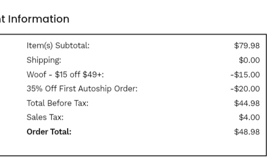 [已解决]Chewy下单金额和最后invoice不符，差0.02刀导致没触发信用卡offer - 玩卡 - 美卡论坛