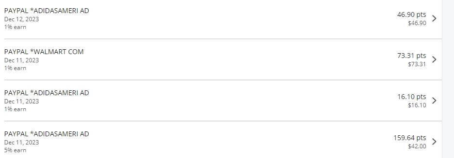 Chase Paypal 5% 返现是怎么认定的？ - 败家 - 美卡论坛
