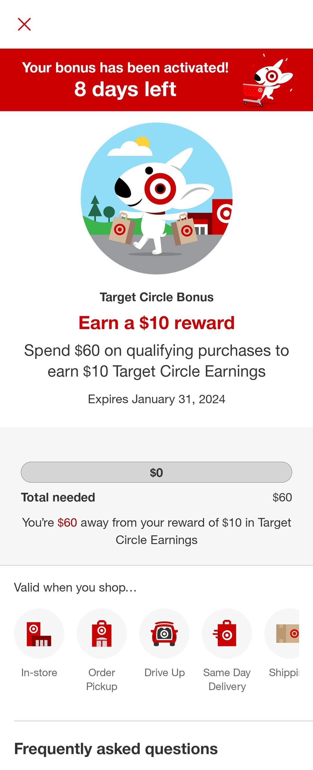 请问这种活动用GC结账可以吗？ (可以，Target Circle spend and earn) - 购物折扣 - 美卡论坛