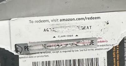Amazon and eBay gift card tampering scam 禮物卡盜竊與恢復過程分享 - 玩卡 - 美卡论坛