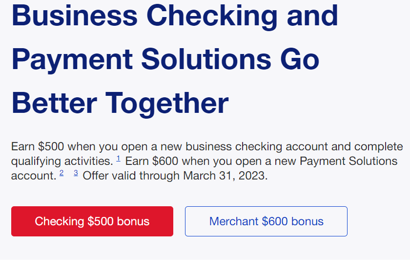 us bank biz checking $500开户奖励+$600 payment solution 开户奖励 - 银行账户 - 美卡论坛