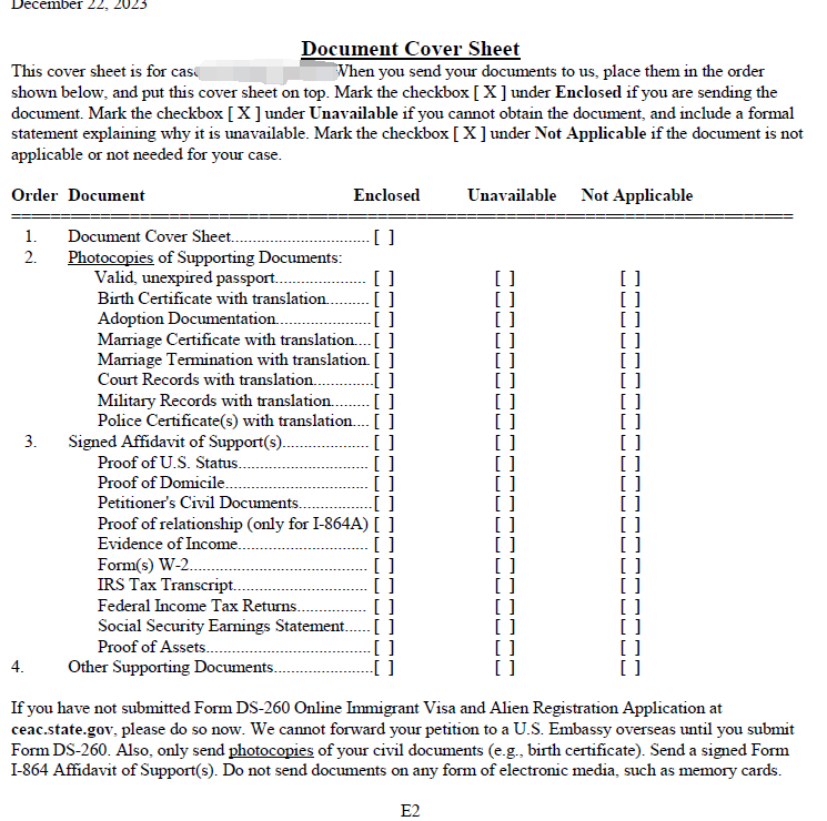 EB2 Consular Processing付费阶段材料准备啥？ - 签证与身份（美国） - 美卡论坛
