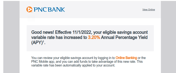 PNC Savings APY 3.50%|这波储蓄利率上涨潮会持续多久？ - 银行账户 - 美卡论坛