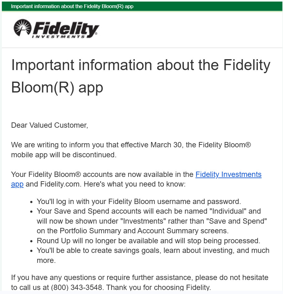 Fidelity Bloom可以卸载了 - 玩卡 - 美卡论坛