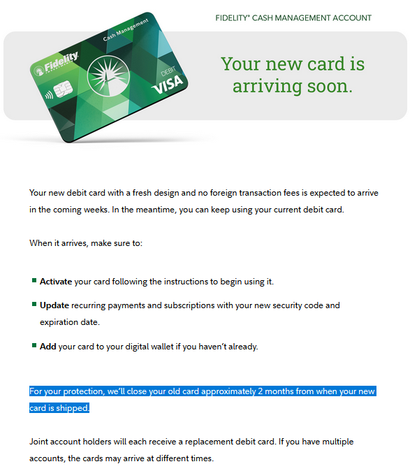 坑爹的Fidelity debit card - 银行账户 - 美卡论坛
