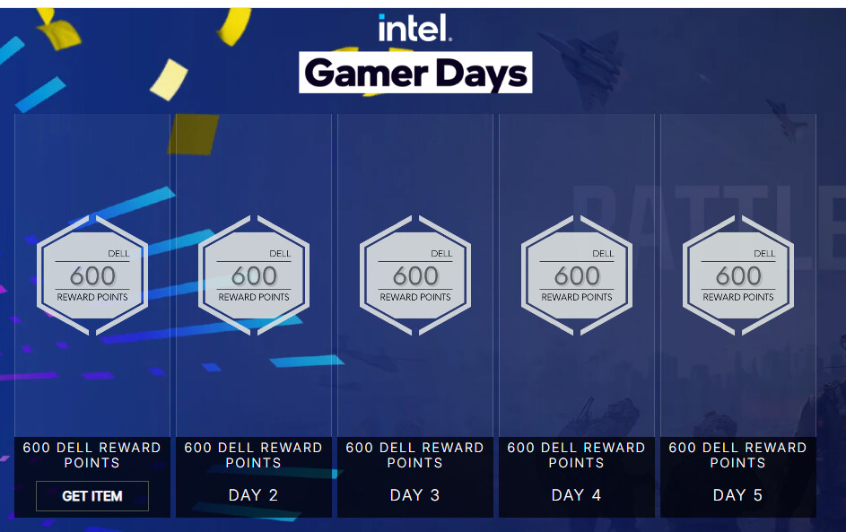 Dell Reward - Alienware Arena 9月还可以拿-连续5天登录得3000 Dell Reward Points ...