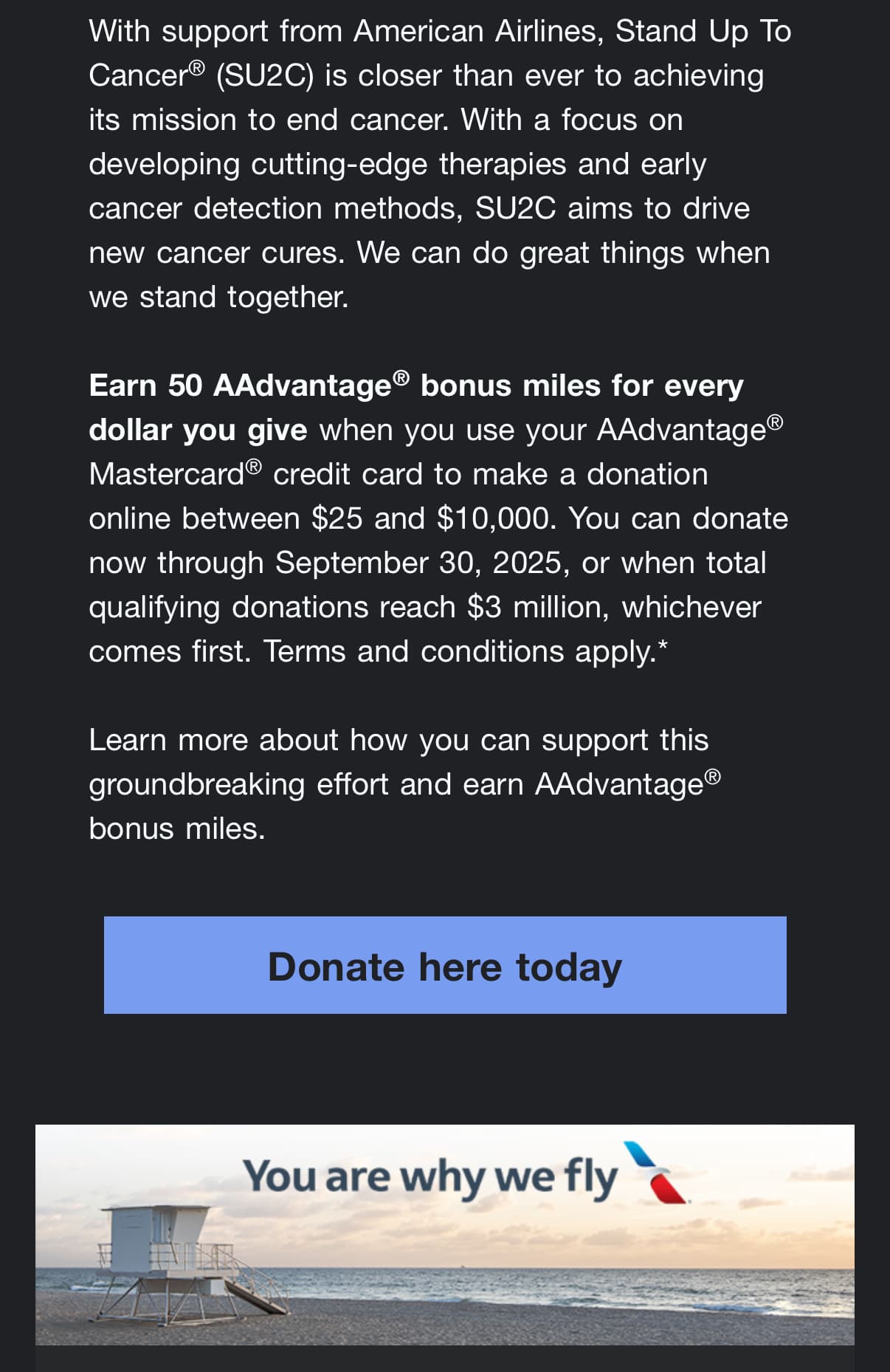 年度AA donation to Stand Up to Cancer 有 50x又开始了 - #15，来自 爱吃蒜蓉 - 玩卡 - 美卡论坛