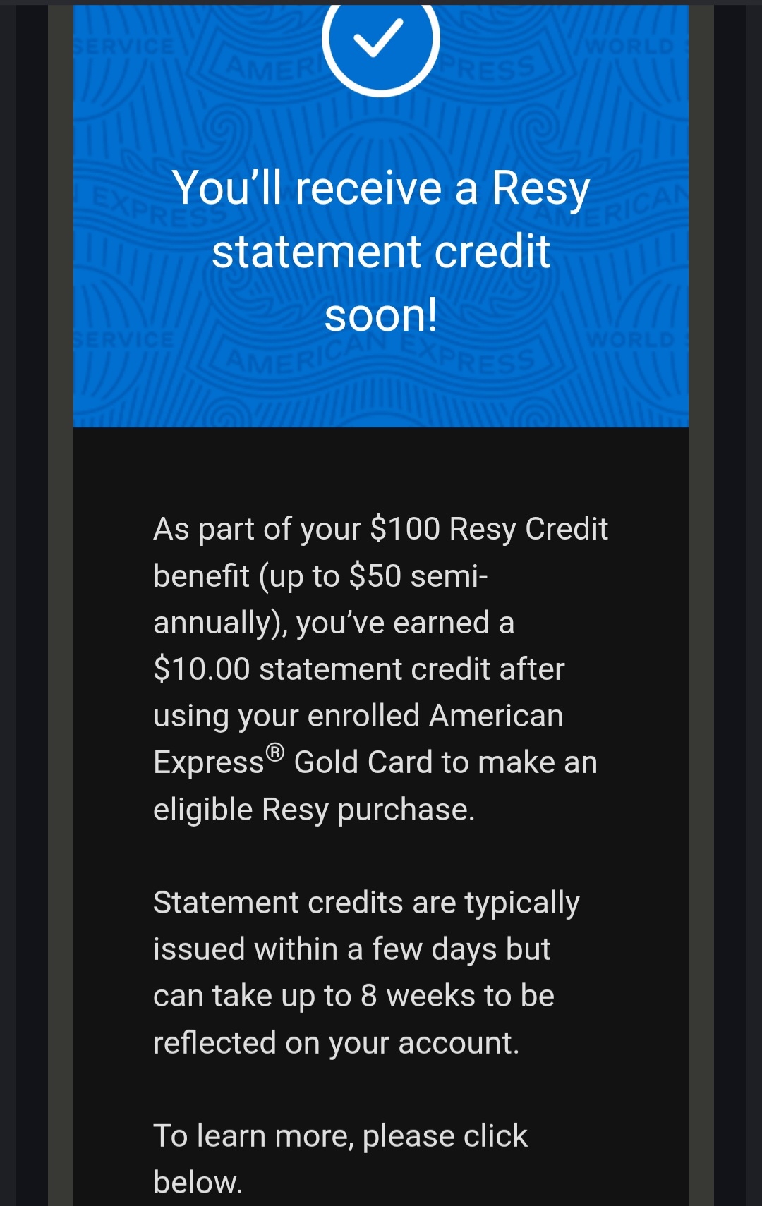 Amex Resy也可以用square买gift cards - 玩卡 - 美卡论坛