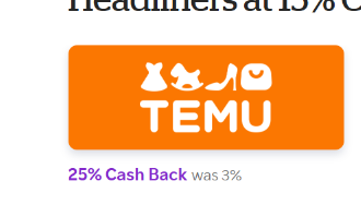 Rakuten TEMU 20X Points was 3X - 购物折扣 - 美卡论坛