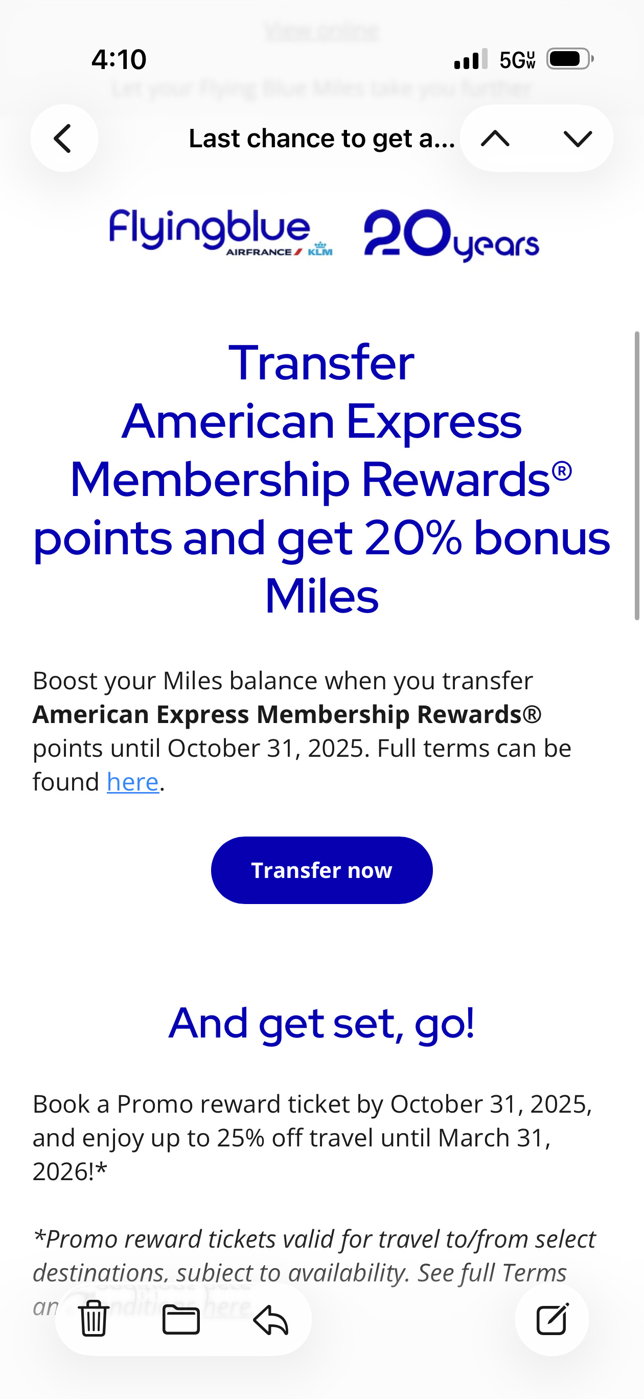 Air France KLM 15.6k单程洲际兑换 - 航空常旅客 - 美卡论坛