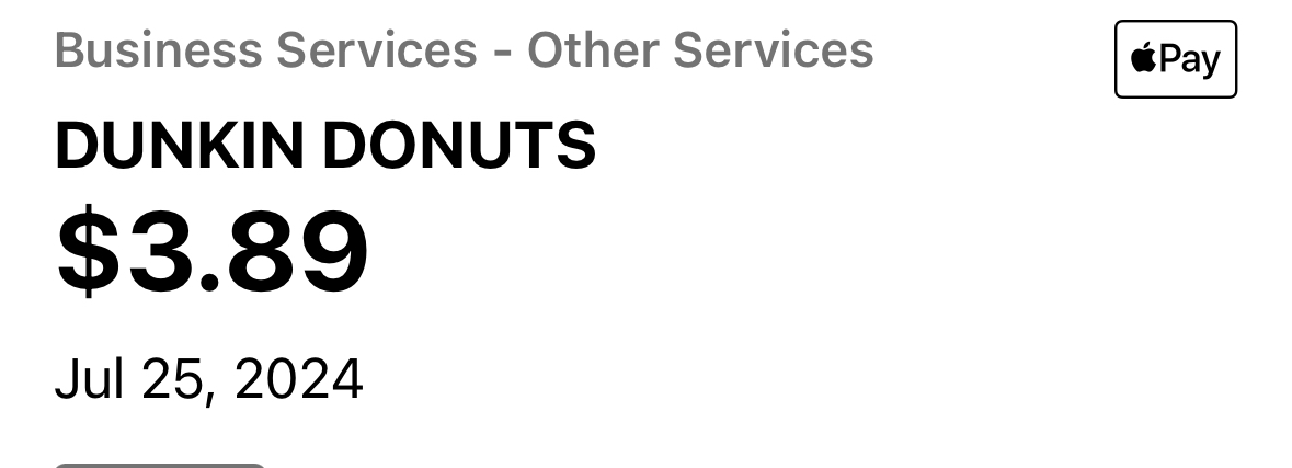 Amex Gold 新福利 Dunkin' Card Reload Monthly $7 充值 - #78，来自 EnterpriseD ...