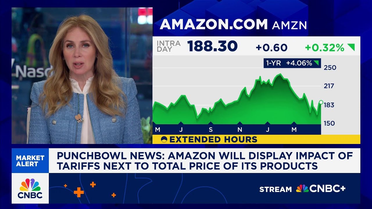 传 Amazon 将在购物页面显示关税额，白宫斥敌对政治操弄；AMZN盘前微跌约2%；已被 Amazon 辟谣 - 股市投资 - 美卡论坛