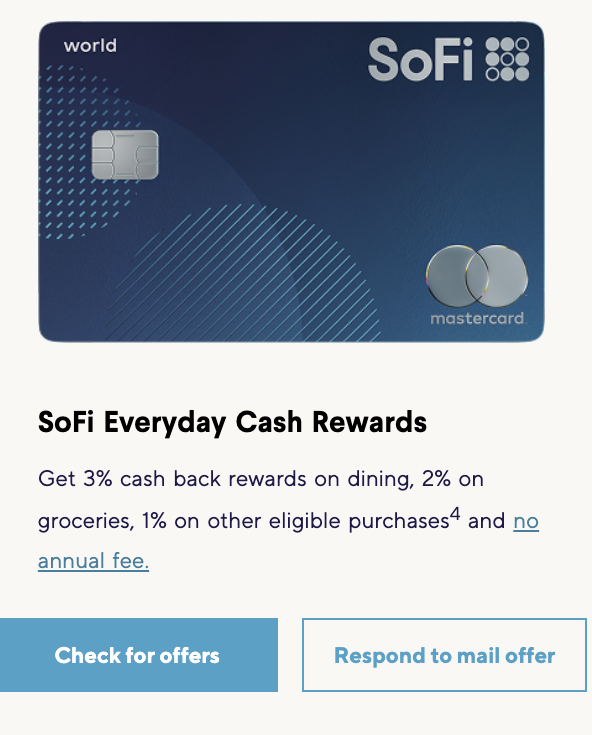 SOFI推出SoFi Everyday Cash Rewards Credit card - 玩卡 - 美卡论坛