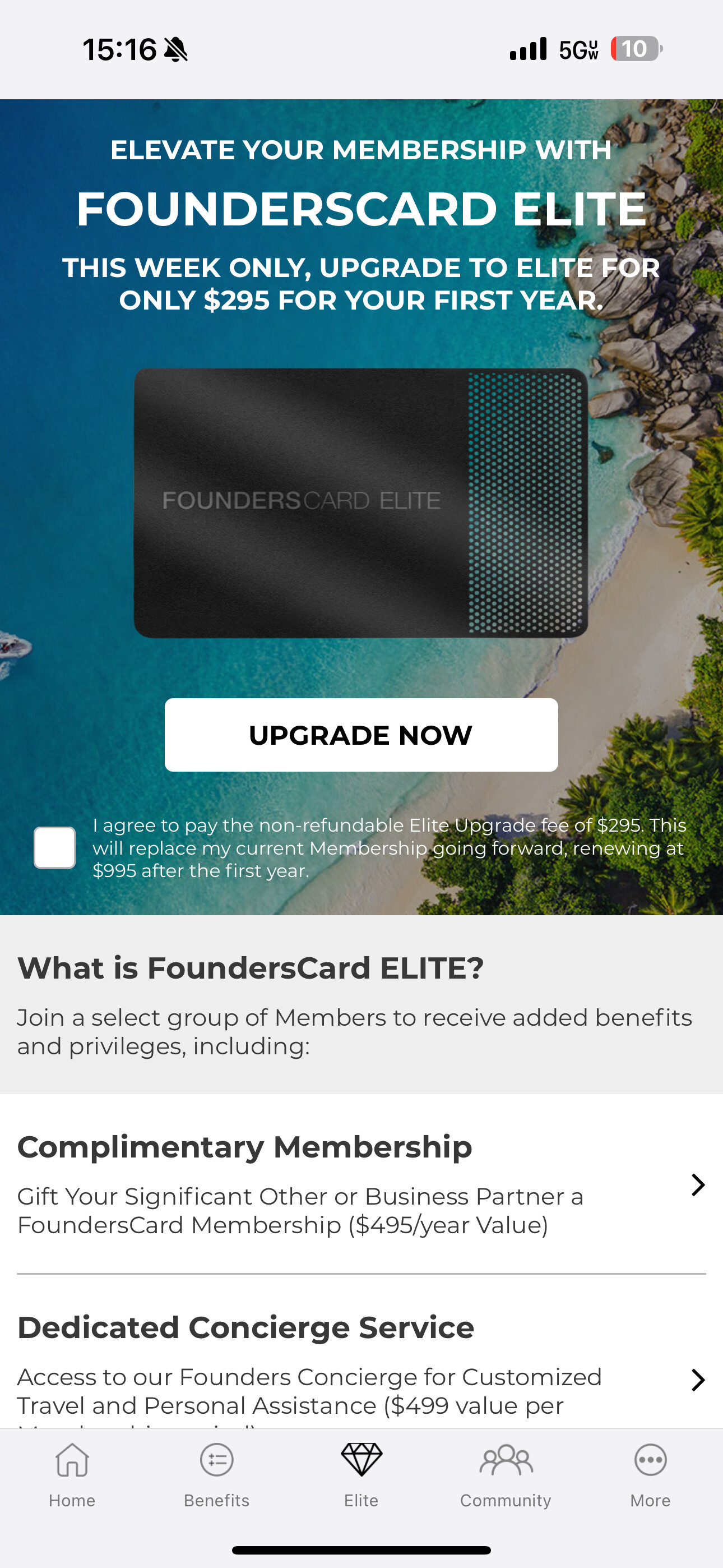 CLEAR又送一年的免费Founders Card - #34，来自 triton.gold - 信用卡 - 美卡论坛