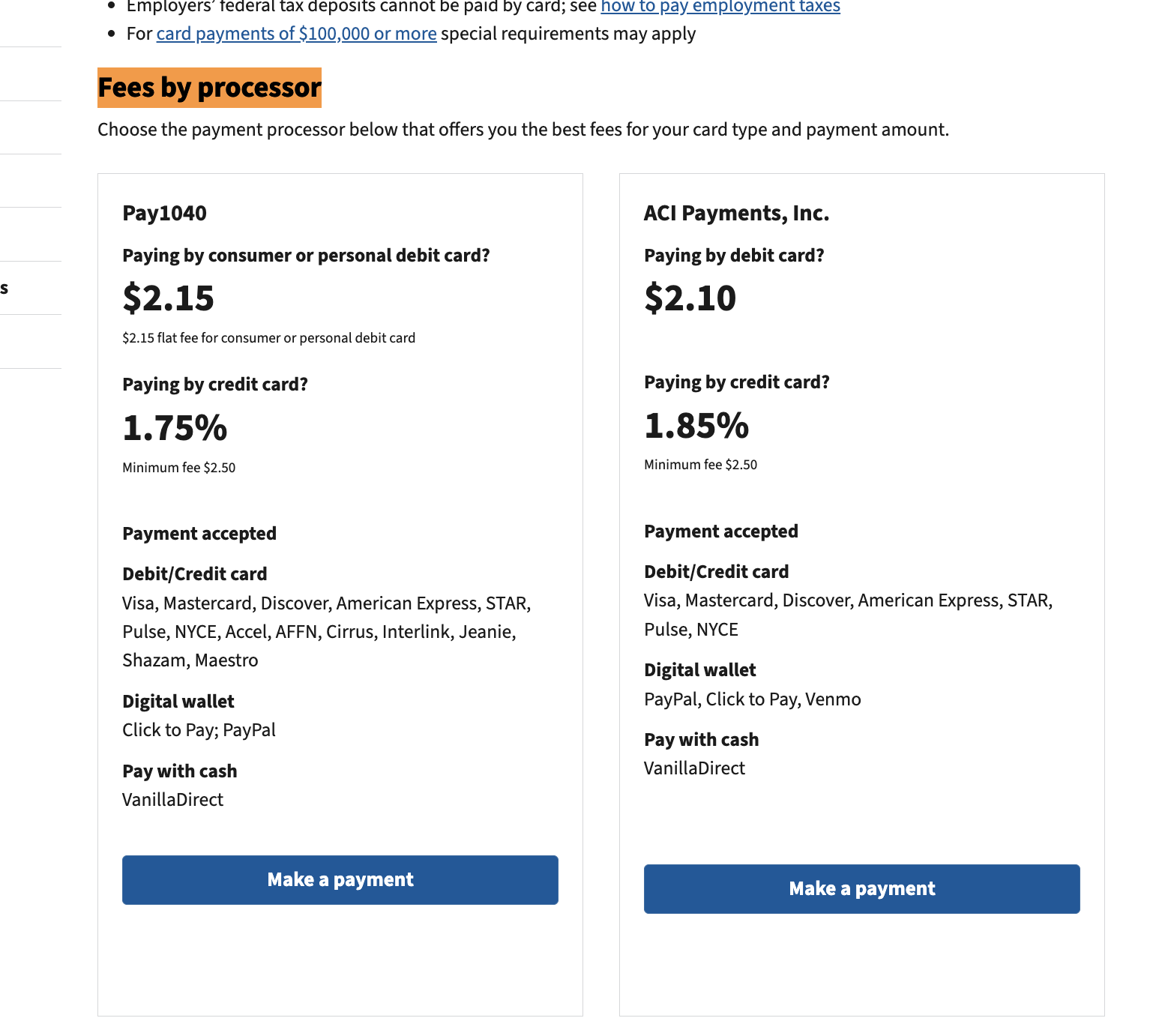 2025 信用卡交税手续费汇总帖（pay irs payusatax 无了） - 税务 - 美卡论坛